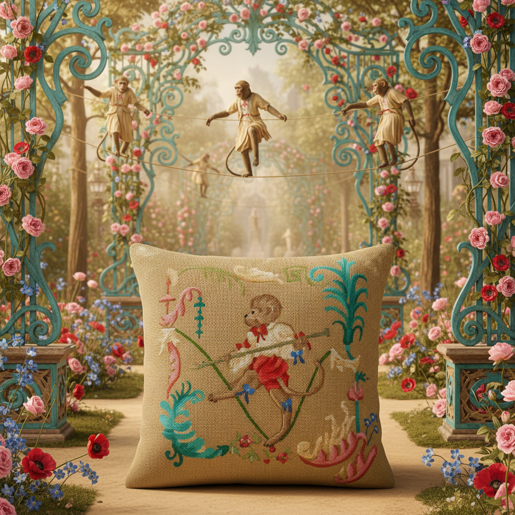 The Tightrope Walker - Hand-Painted Canvas Paris | Kit – Annie Bouquet ...